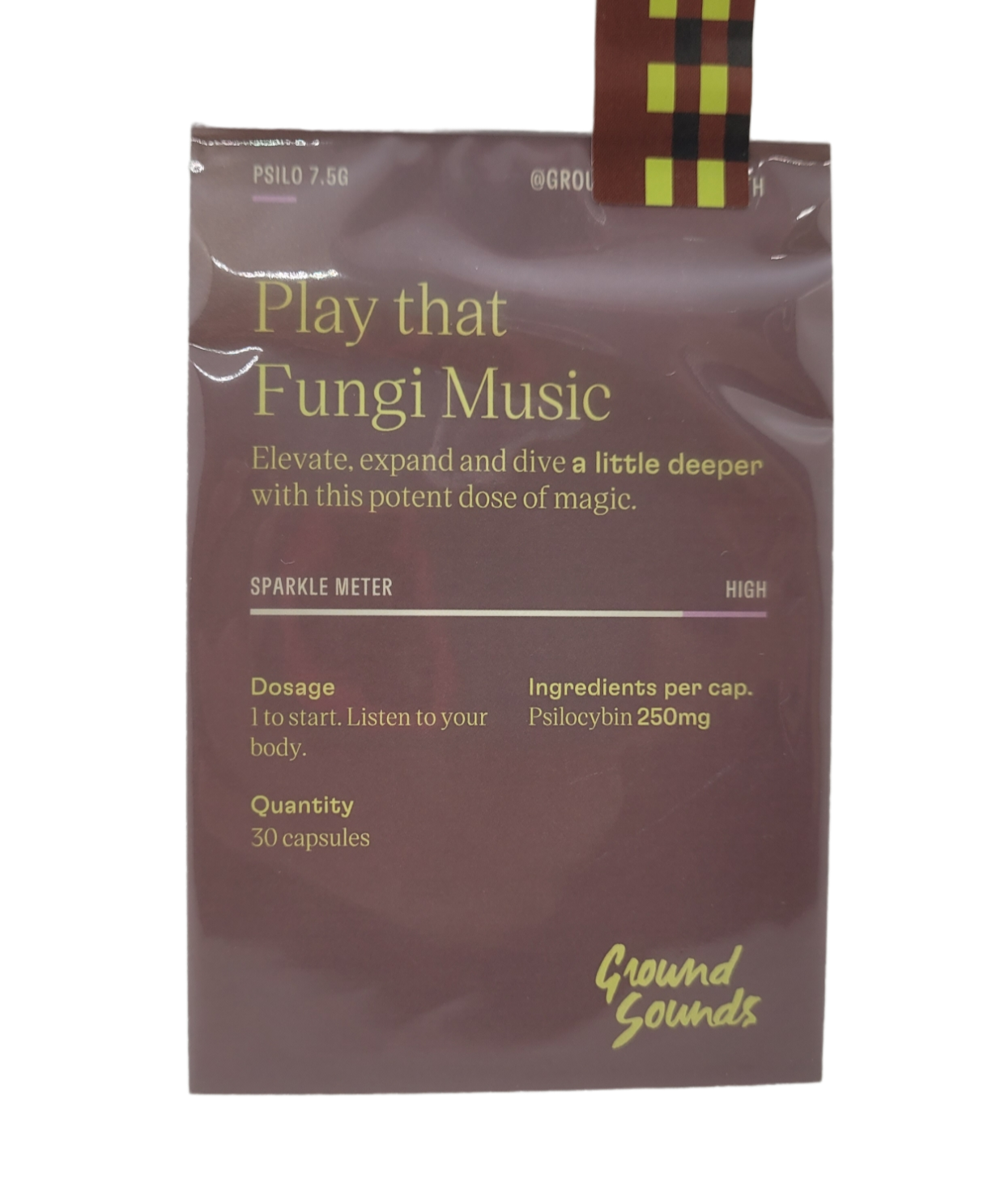 Ground Sounds - Play that Fungi Music - 250mg psilo - Healing Hempire